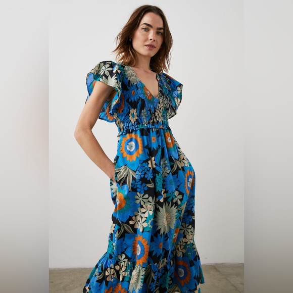 Rails | Dresses | Nwt Rails Clementine Dress In Azul Wildflower | Poshmark